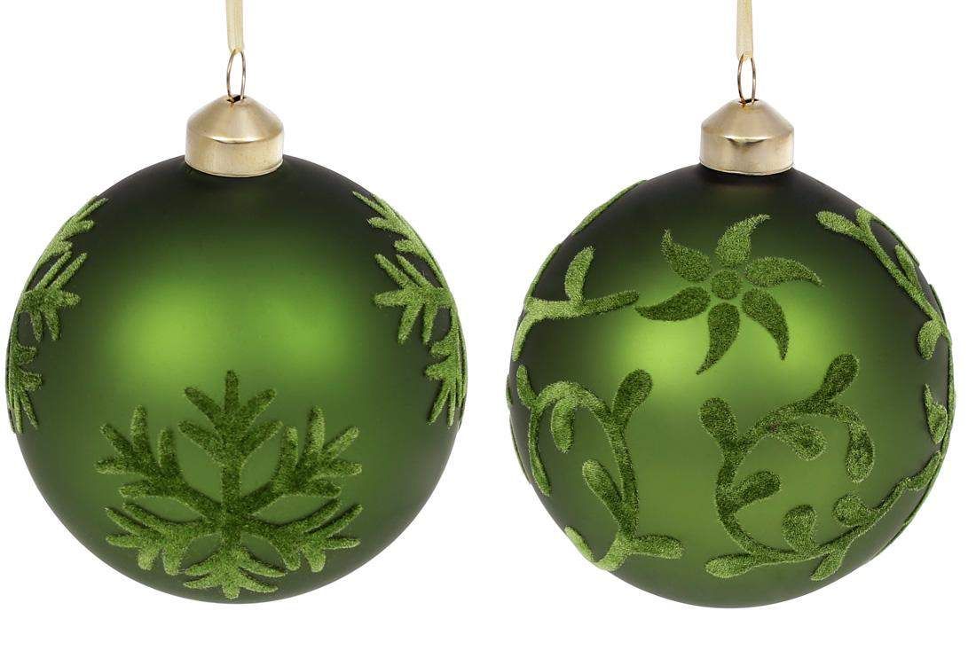 Набір ялинкових кульок BonaDi 10 см 9 шт Зелений (854-331) (984440) — купити на EVA.UA — ціна ...