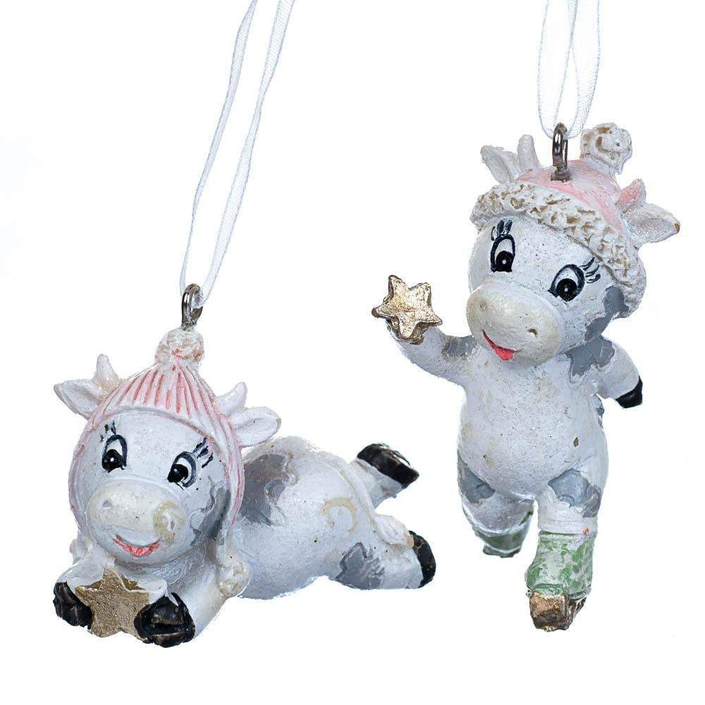 Набір іграшок Elisey Бички 6 шт 6 см Білий (2007-021) (986301) — купити на EVA.UA — ціна 1153.5 грн