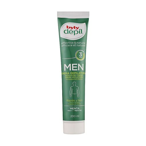 Мужской крем для депиляции Byly Depil Men Depilatory Cream с мятой, 200 ...