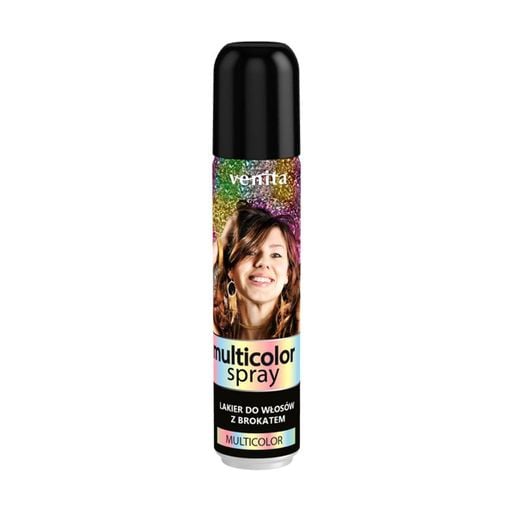 Лак для волос Venita Multicolor Spray с разноцветной пылью, 75 мл ...